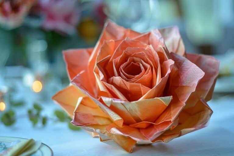 Créez des roses en papier : déco mariage chic
