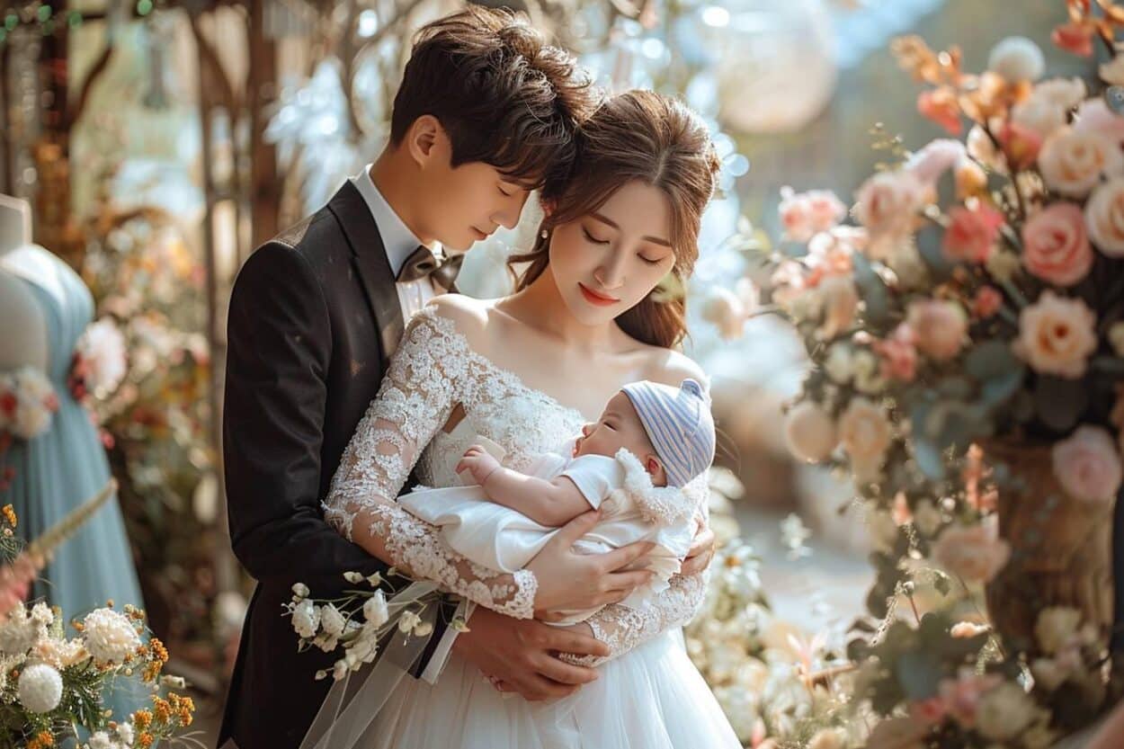 Mariage et bébé le même jour : découvrez ce couple