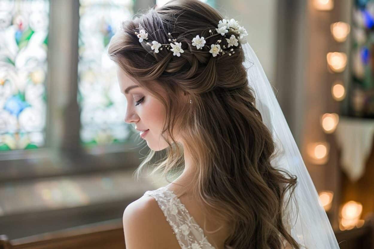 Coiffure mariage demi-queue : sublimez votre style pour le jour J
