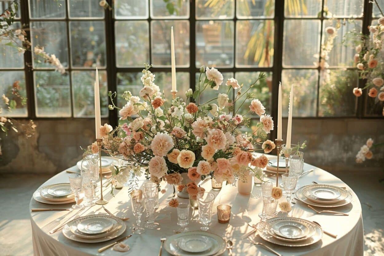 Déco table mariage ronde : idées élégantes et tendances