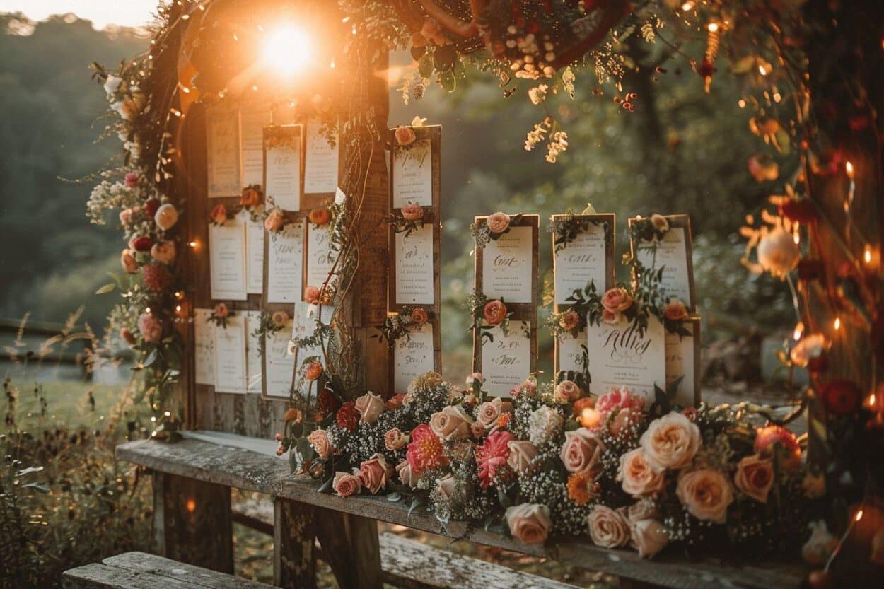 Idée plan de table mariage : créez une disposition unique