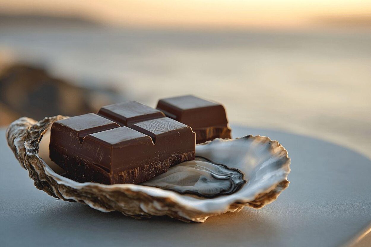 Huître et chocolat : dessert marin inédit à découvrir